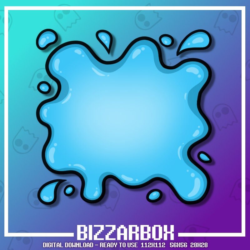 MOIST WET WATER Twitch Emote / Twitch Emotes / Twitch Stream / Discord ...