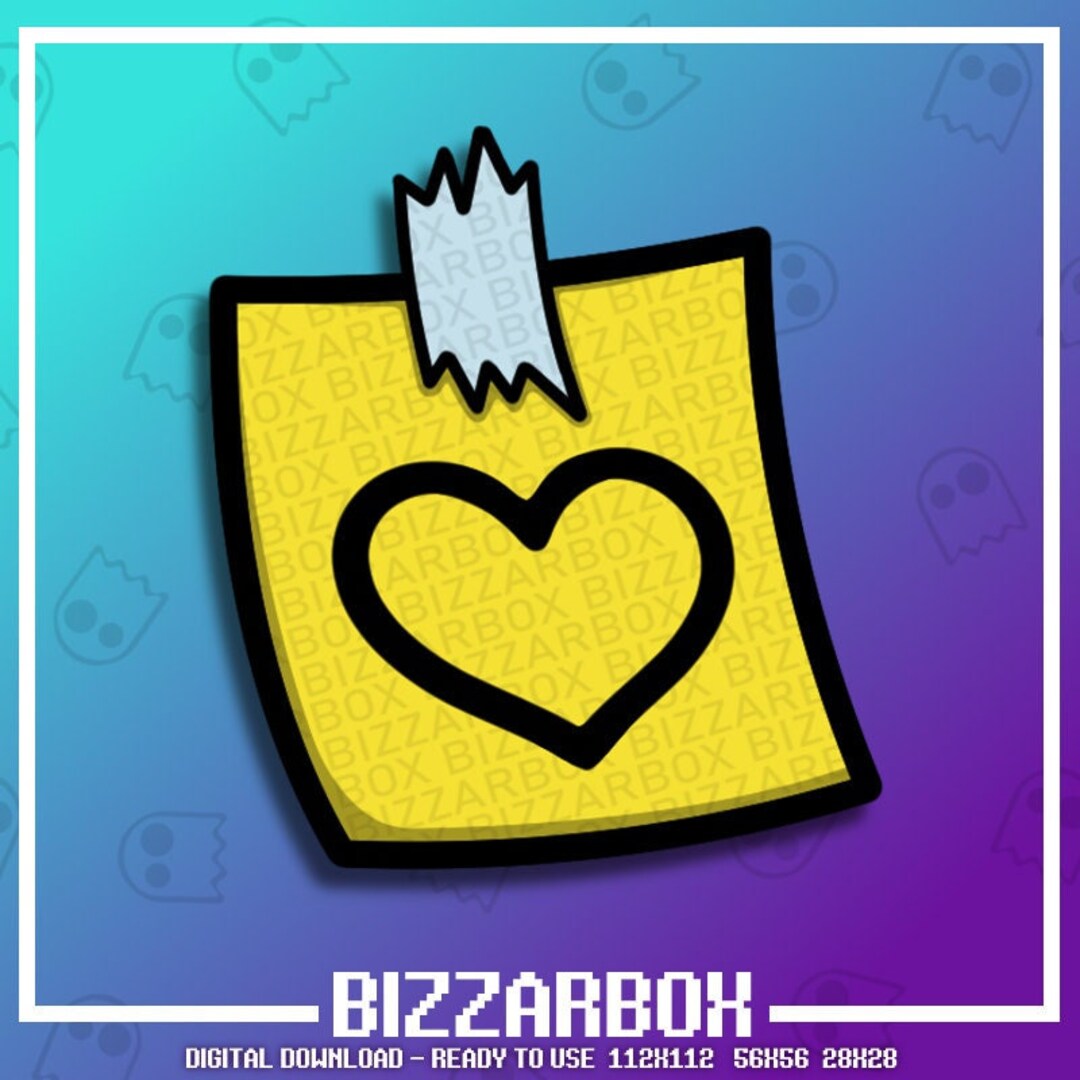 LOVE NOTE Twitch Emote / Twitch Emotes / Twitch Stream / Discord Emotes ...