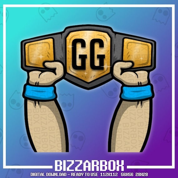 GG BELT Twitch Emote / Twitch Emotes / Twitch Stream / Discord | Etsy