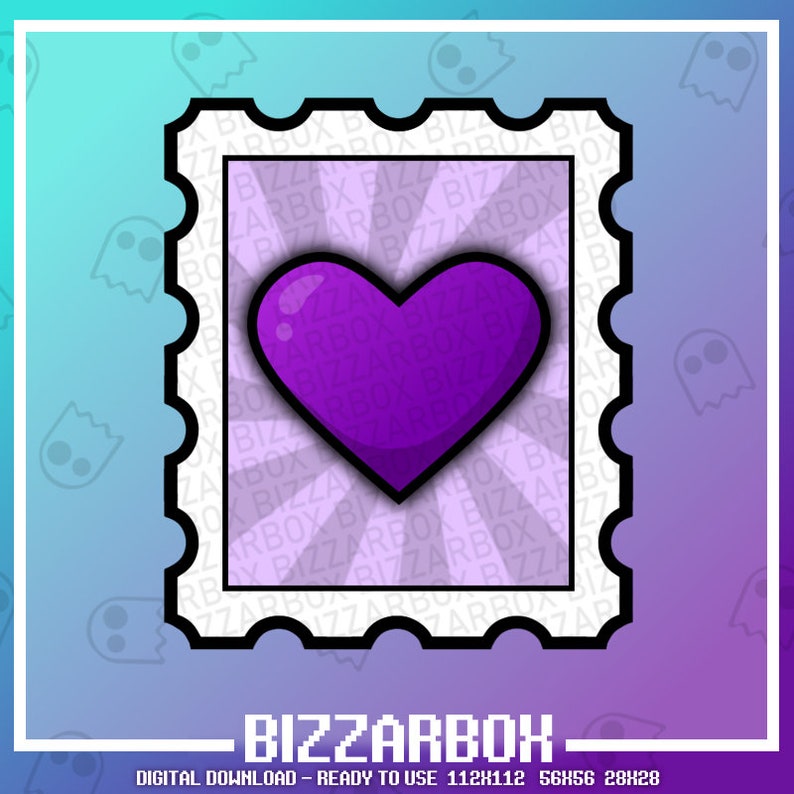 SEND LOVE STAMP Twitch Emote / Twitch Emotes / Twitch Stream / | Etsy
