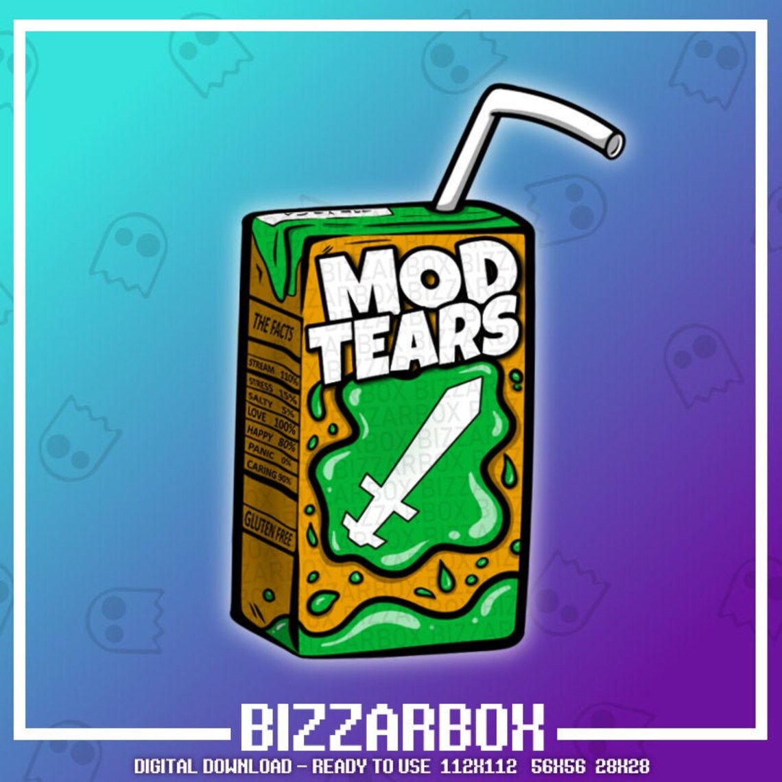 HYDRATE DRINK MOD Channel Points Emote for Twitch / Discord / | Etsy