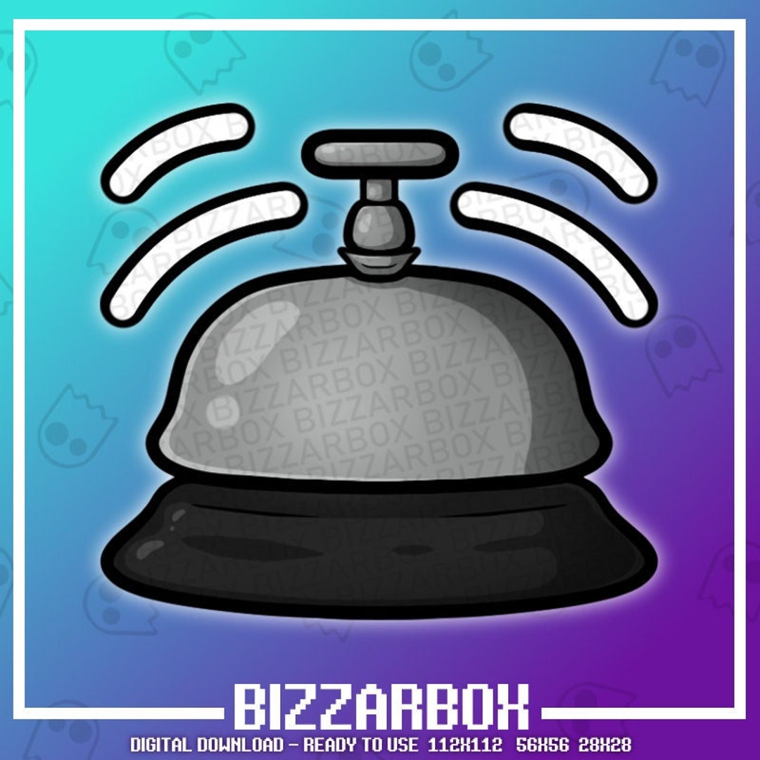 BELL DING Twitch Emote / Twitch Emotes / Twitch Stream / Discord Emotes ...