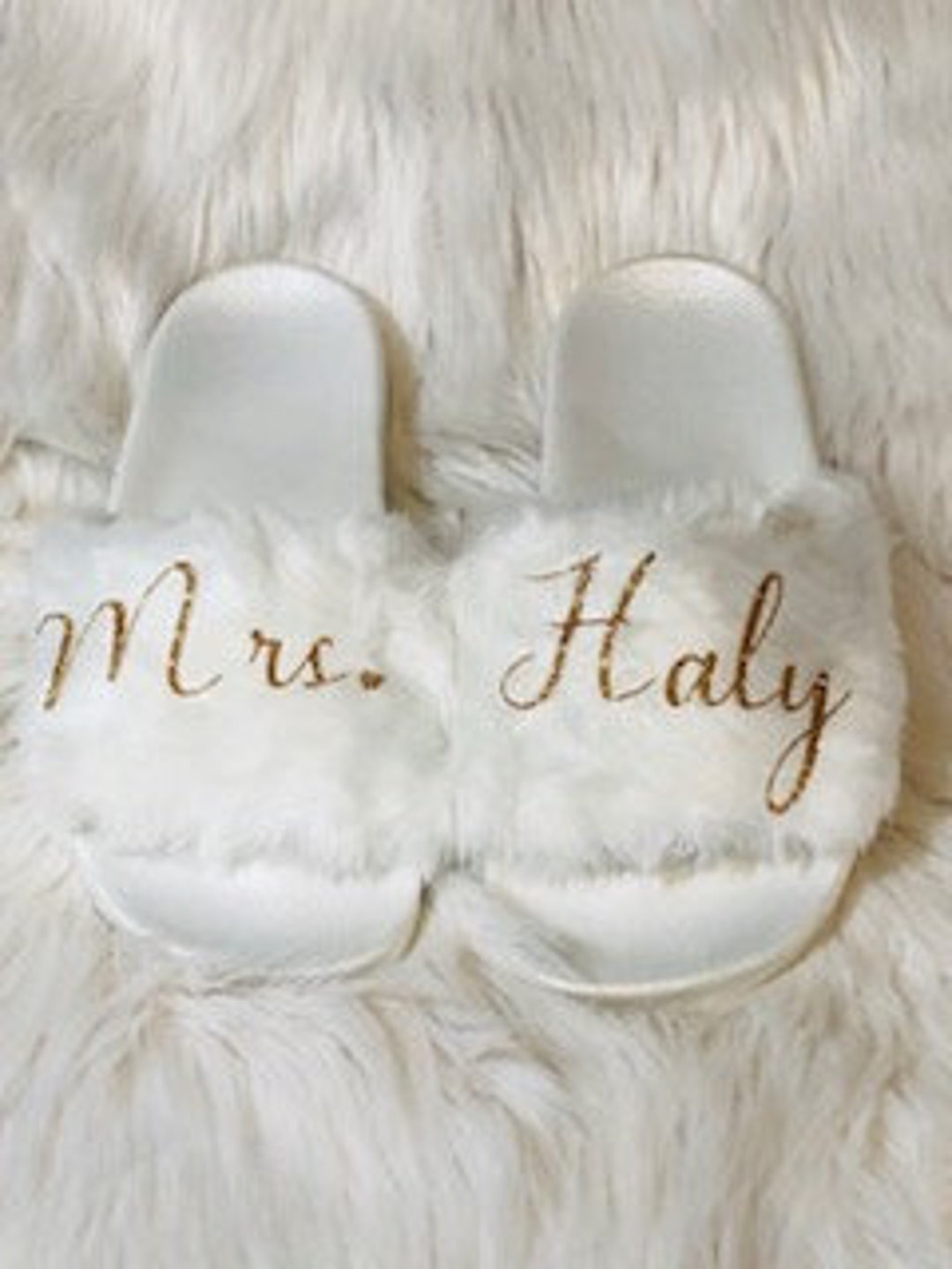 Wedding Slippers - Bridal Slippers - Personalized Wedding Shoes-bridal ...