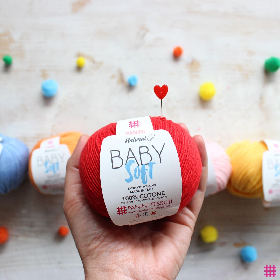 100% Cotton Yarn Baby Soft – Made in Italy – Oeko-tex Certified ...