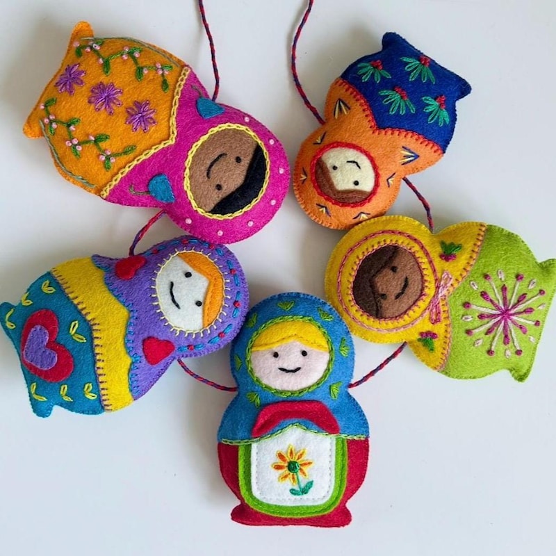 Felt Russian Doll - Etsy