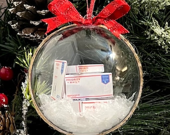 Personalized Mail Carrier USPS Christmas Ornament - Etsy