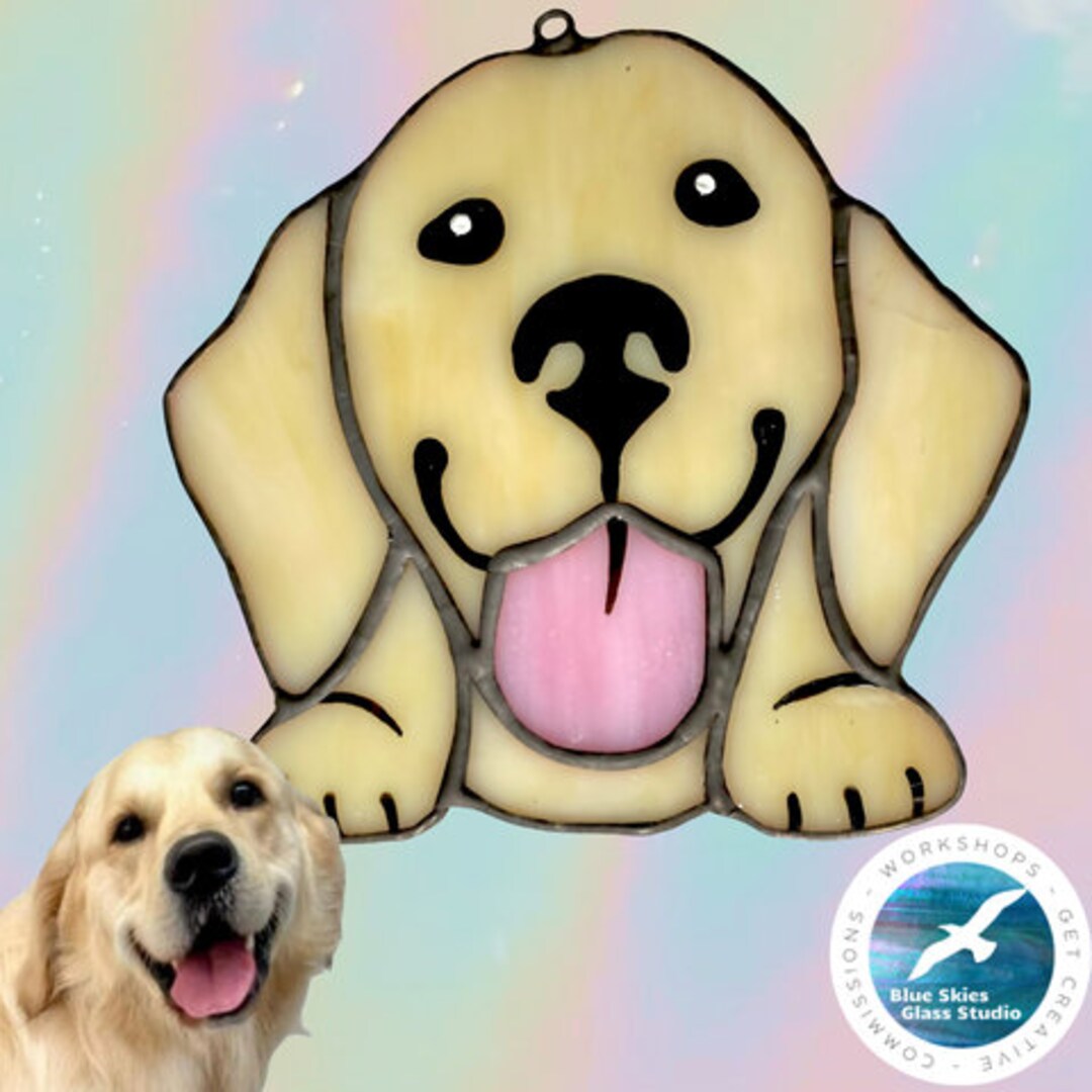 Your Furry Loved One in Stained Glass - Etsy
