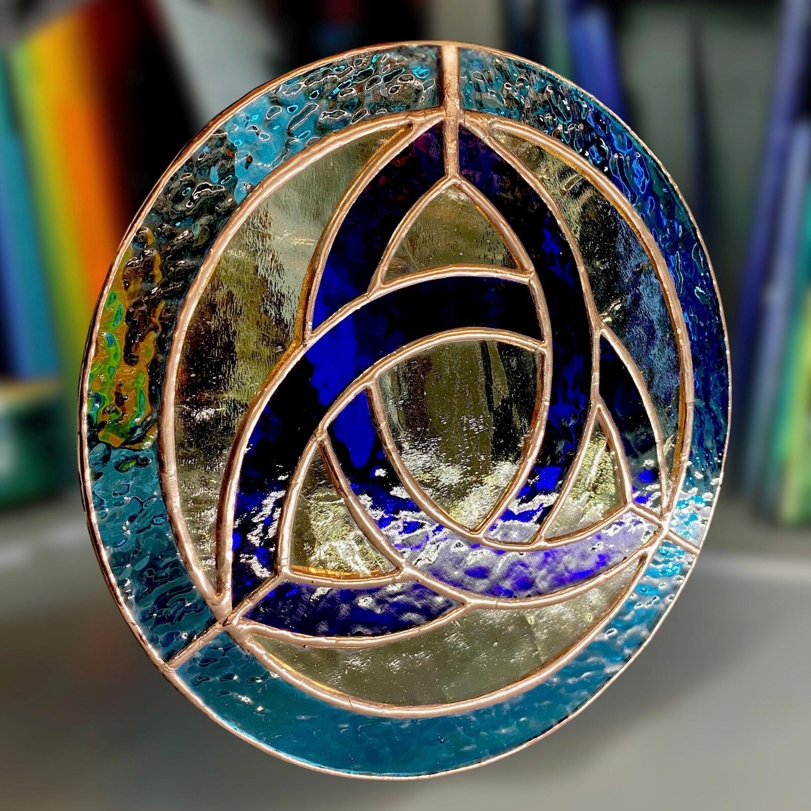 Celtic Trinity Knot (triquetra) - Stained Glass Pattern (digital PDF ...