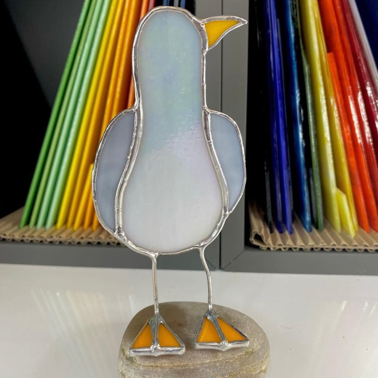 Seagull - Stained Glass Pattern (digital PDF and JPG DOWNLOAD) (2 ...