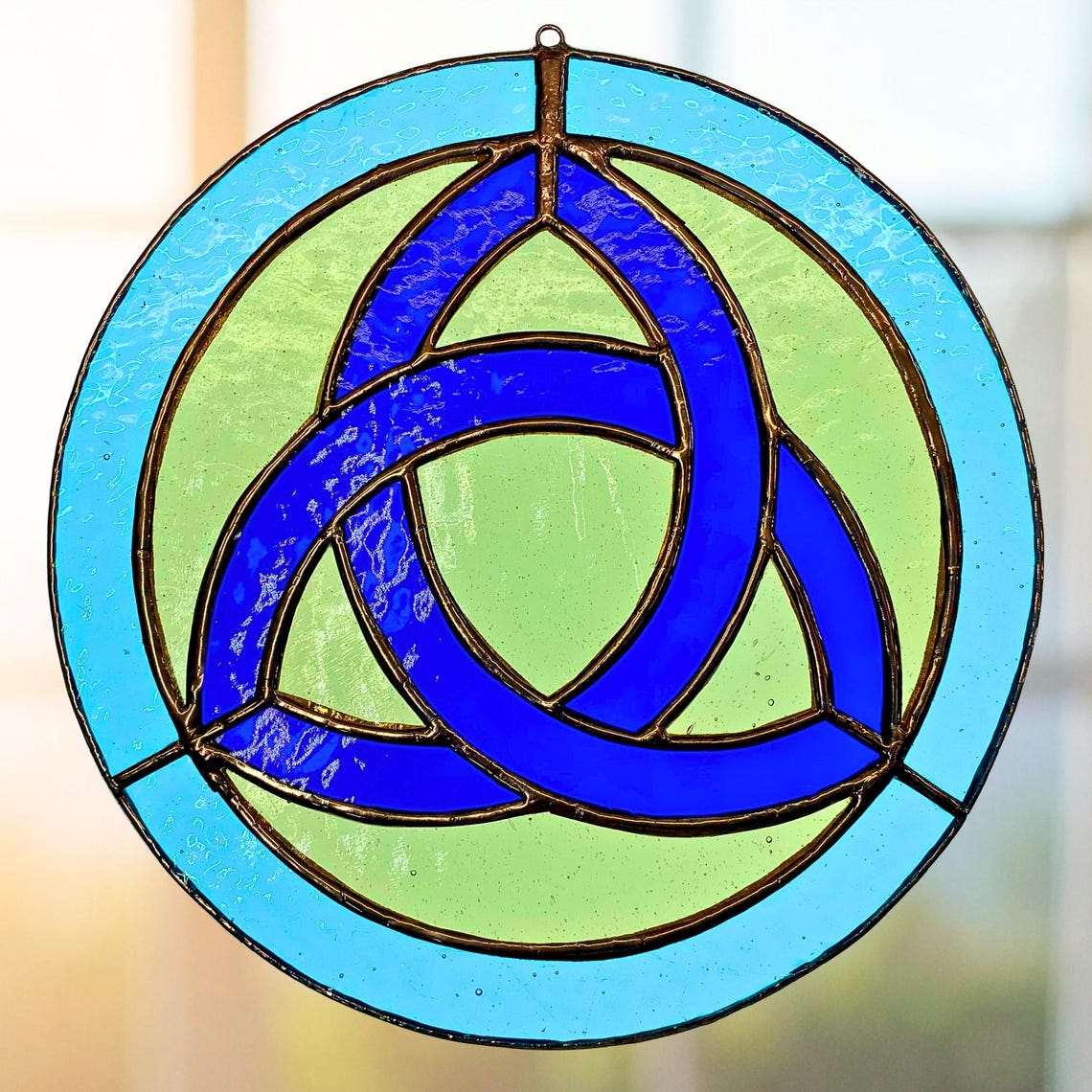 Celtic Trinity Knot (triquetra) - Stained Glass Pattern (digital PDF ...