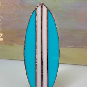 Surfboard - on Fin Stand - DIGITAL DOWNLOAD PATTERN for Stained Glass ...