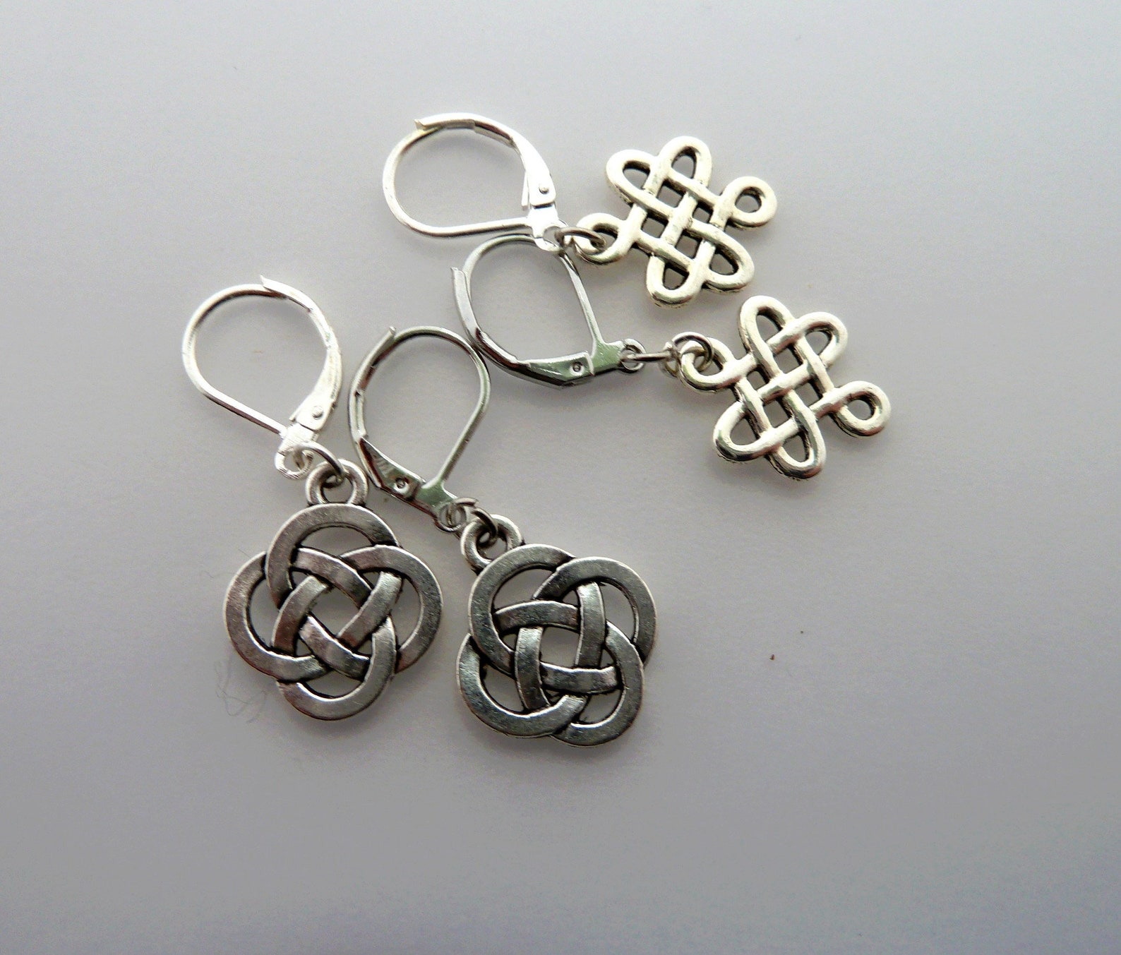 Celtic Knot Earring Men Dangle Earring Celtic Design Unisex | Etsy