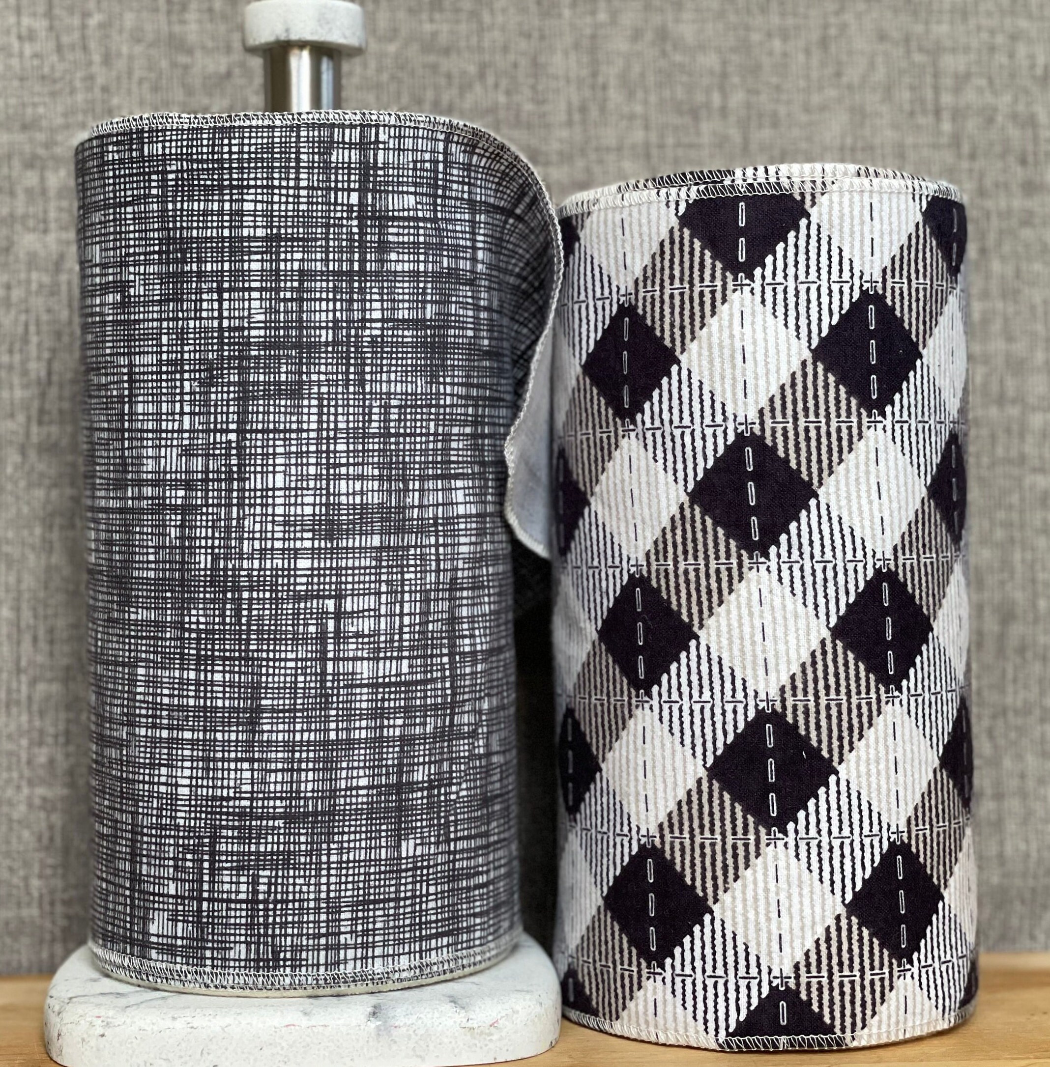 Reusable 1-ply Cotton Flannel Towels - Paperless Kitchen Napkins Set ...