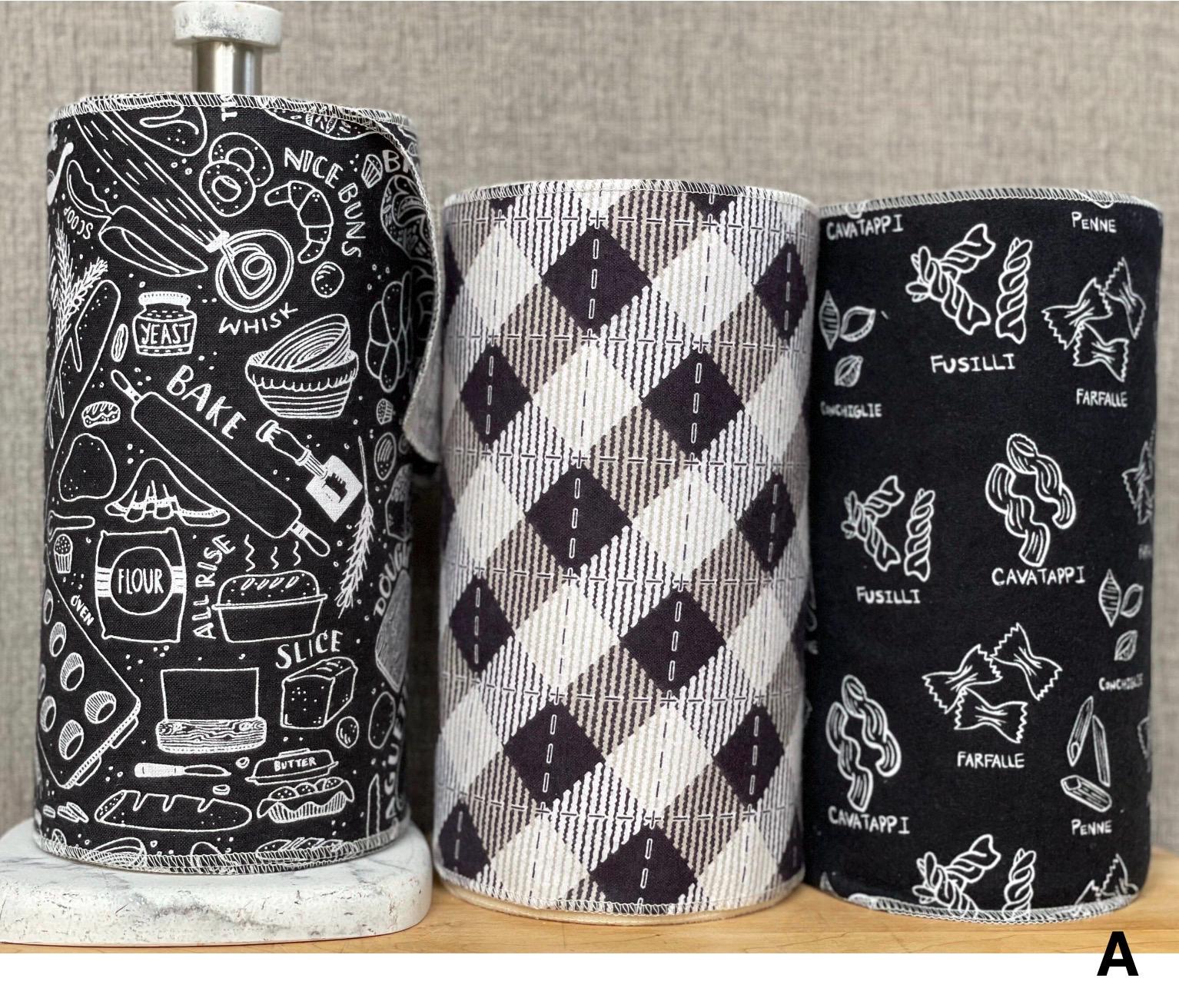 Reusable 1-ply Cotton Flannel Towels - Paperless Kitchen Napkins Set ...