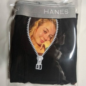 Personalized Custom Photo Zipper Funny Naughty Men's Boxer Briefs see ...