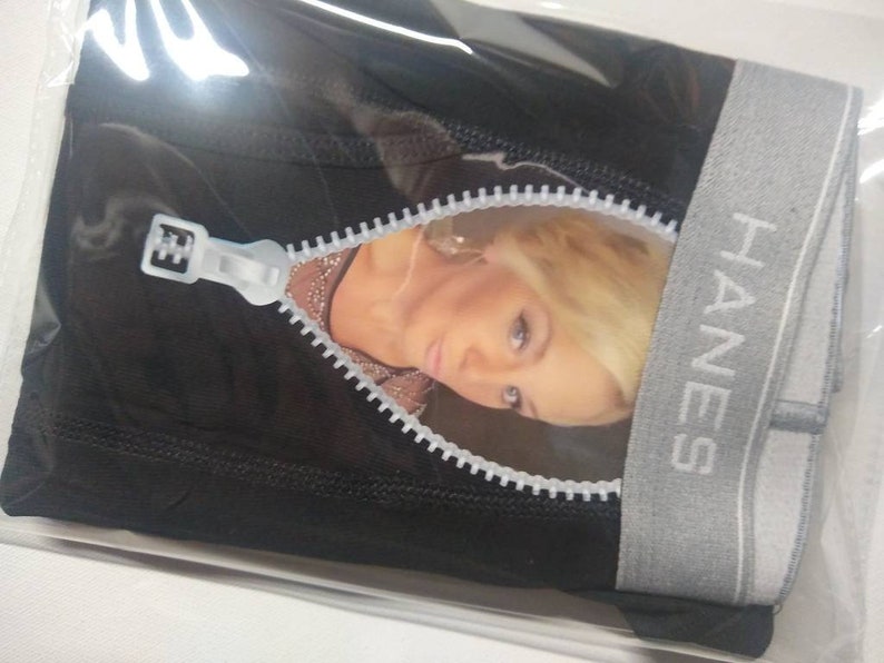 Personalized Custom Photo Zipper Funny Naughty Men's Boxer - Etsy