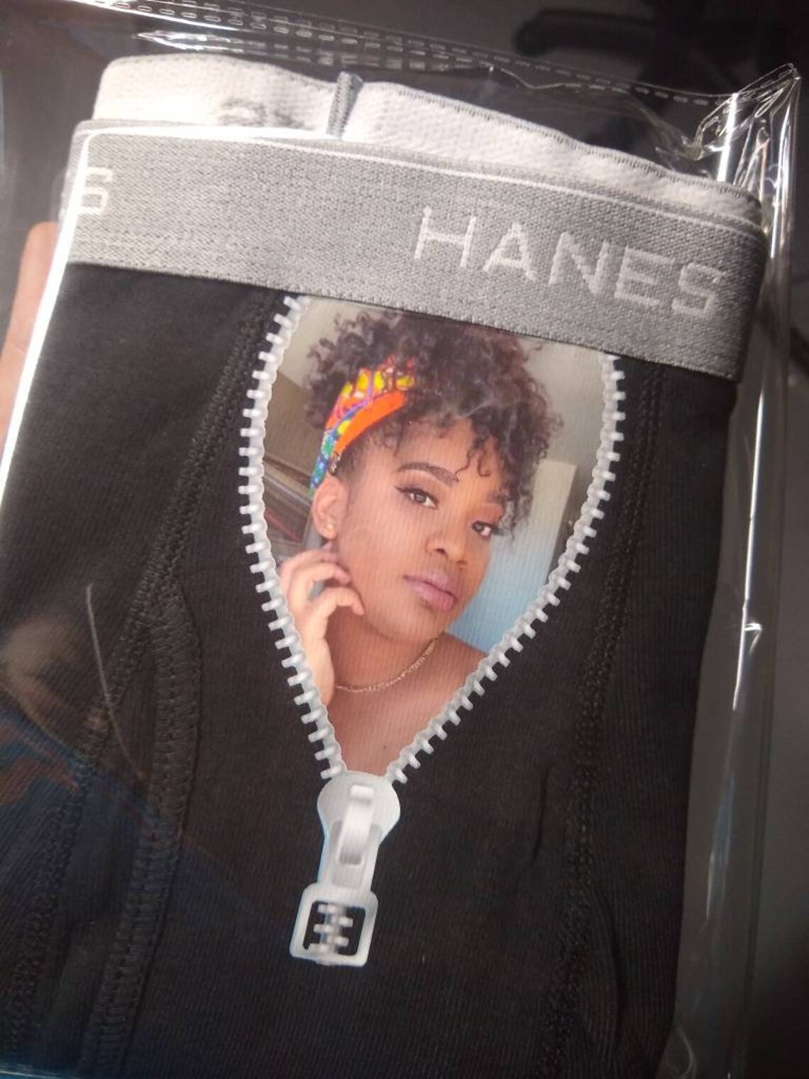 Personalized Custom Photo Zipper Funny Naughty Men's Boxer - Etsy