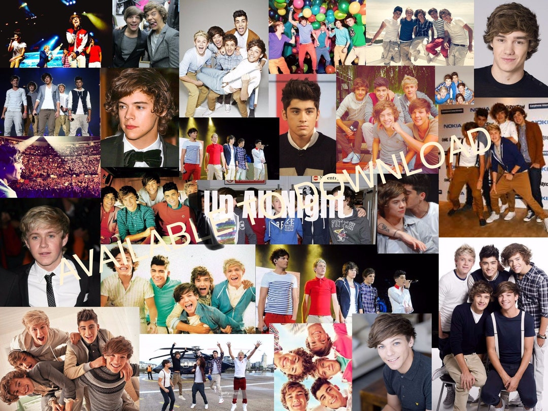 UP ALL NIGHT One Direction (collage) - Etsy