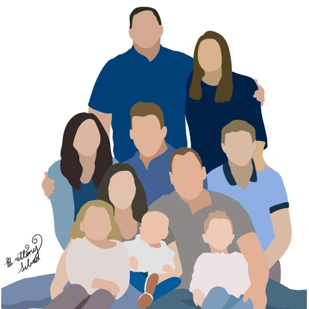 Faceless Portraits - Etsy