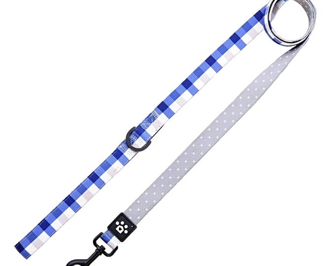 Flip Side Dog Leash- Pawfect Plaid - Etsy