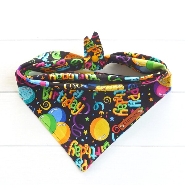 Happy Birthday Bandana Dog - Etsy