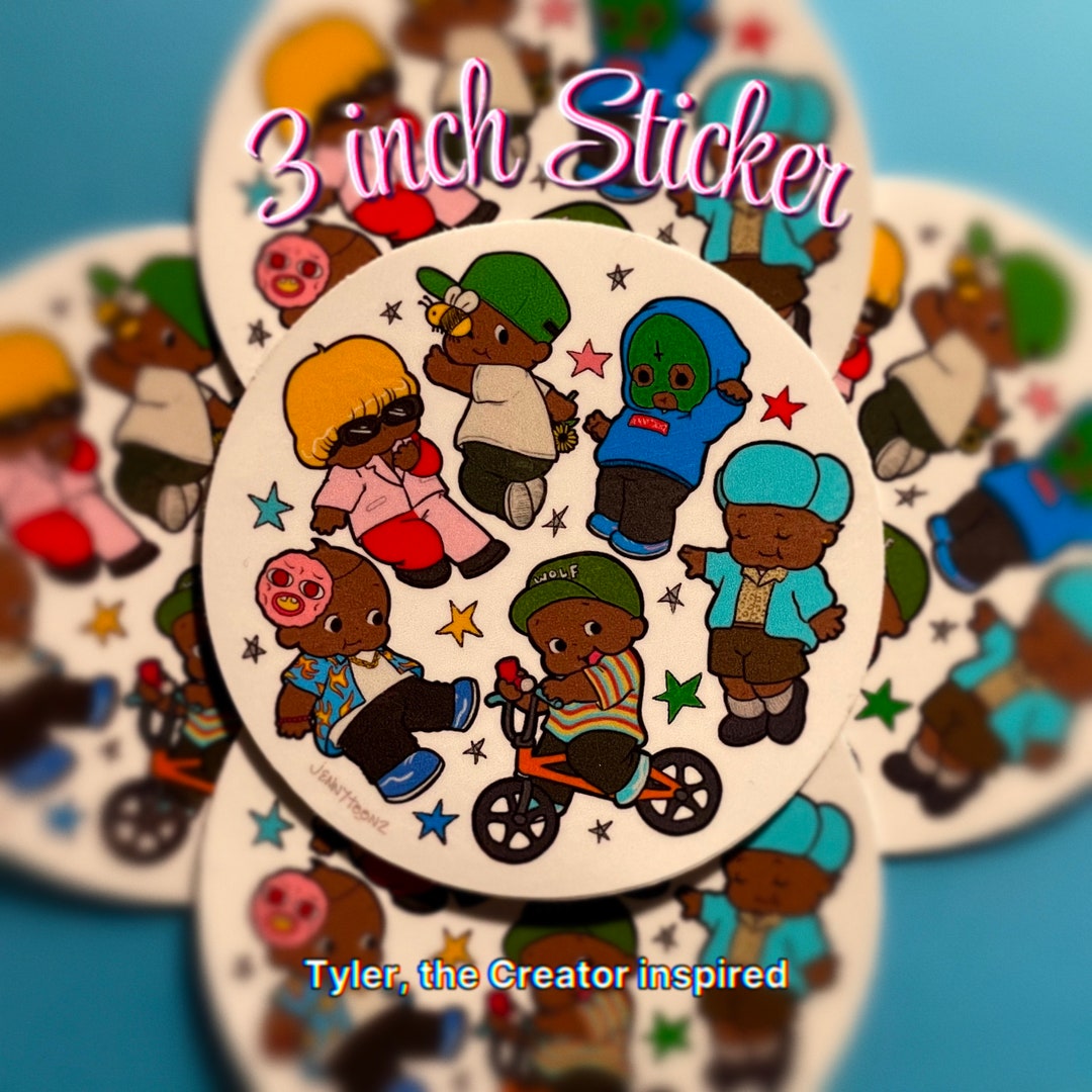 Kewpie-t Sticker Tyler the Creator STICKER Glossy Vinyl Fanart Igor ...