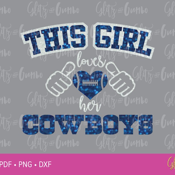 Dallas Cowboys Girl Svg - Etsy