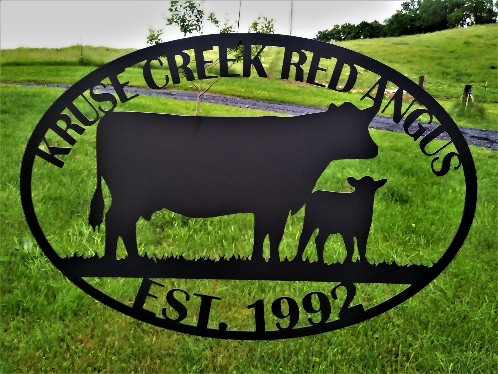 Custom Metal Farm or Family Sign, Animals, Tractor, Objects ...