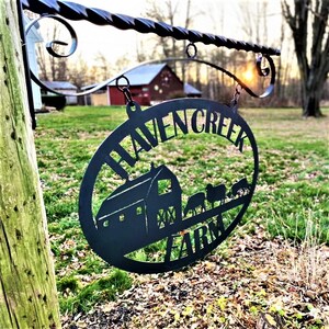 Custom Metal Farm or Family Sign, Animals, Tractor, Objects ...