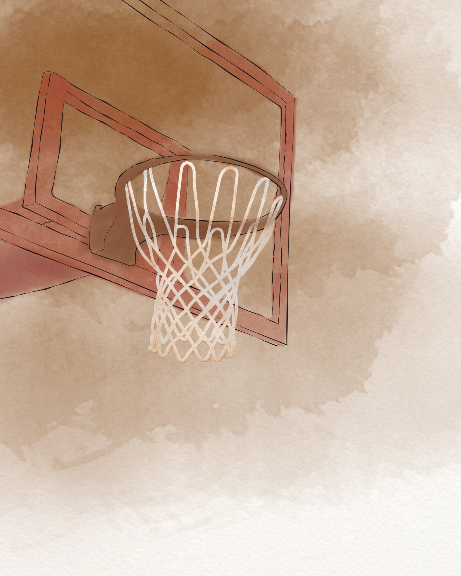 Set of 3 Basketball Theme Watercolor Prints, Giclee Sports Art Prints ...