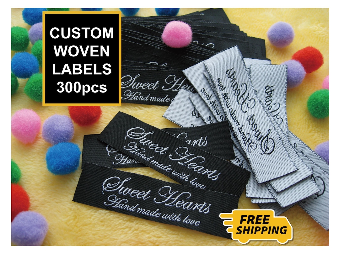 Custom Woven Labels School Labels Craft Labels Personalized Clothing ...