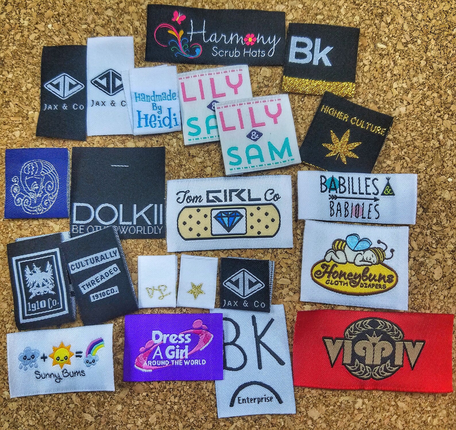 Custom Woven Label Personalized Woven Label Sew on Clothing Label PYO ...