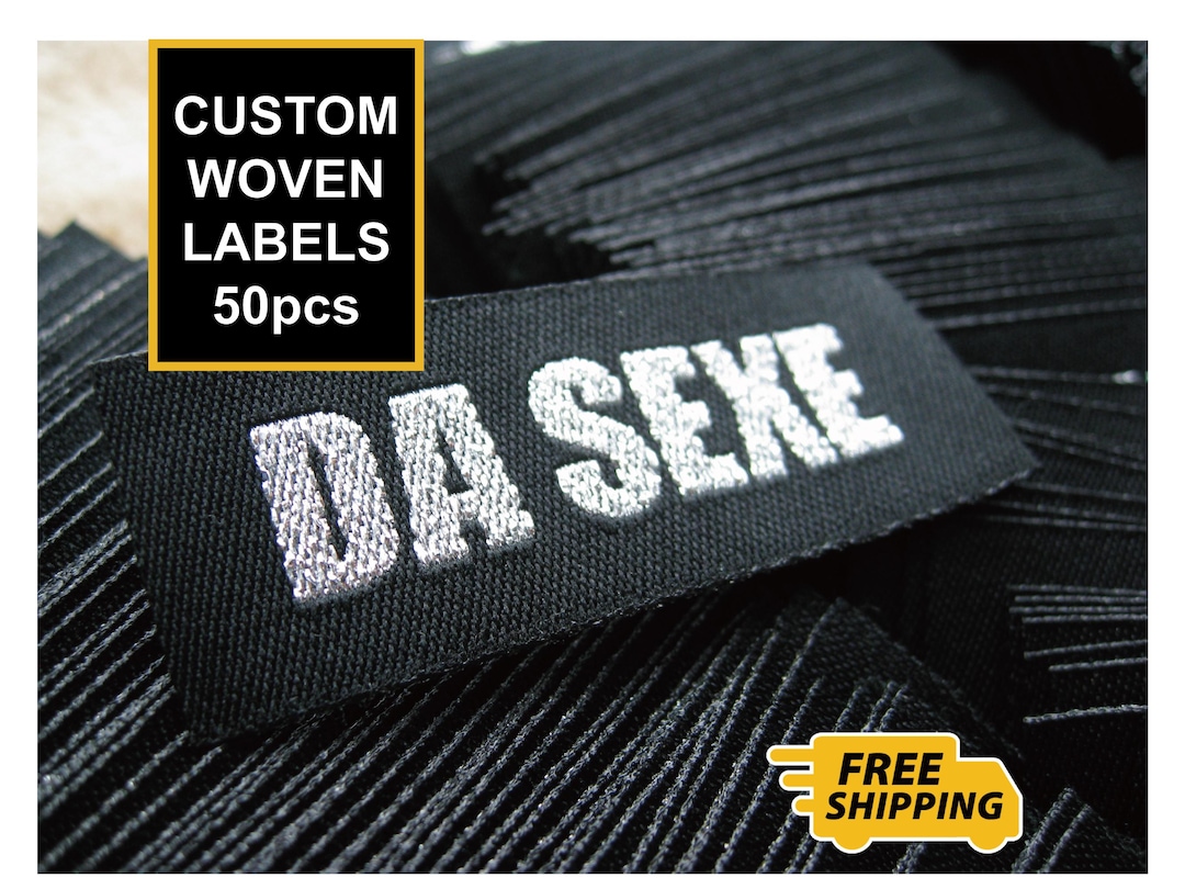 Custom Woven Labels | Personalized Fabric Tags | Sewing Labels With ...
