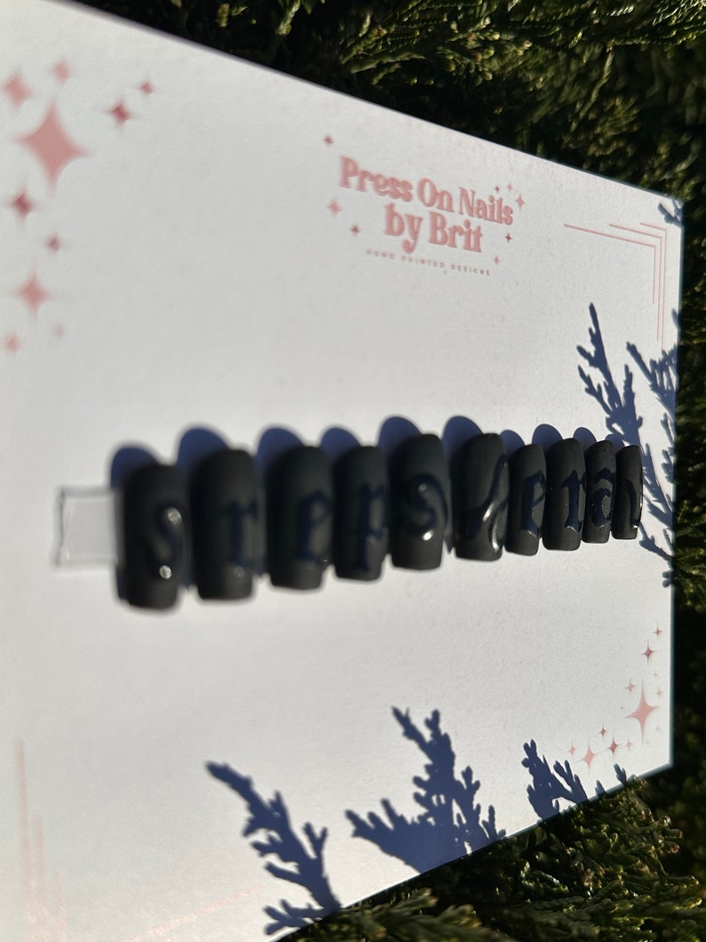 Reputation Nails / Eras Tour Nails / Taylor Swift Album Nails - Etsy España