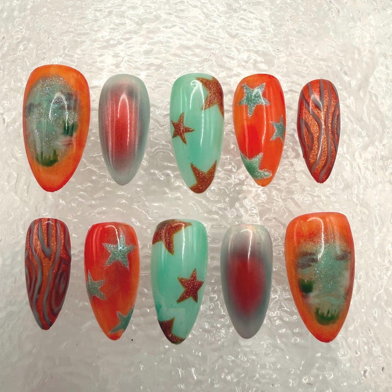 Life of a Showgirl Nails - Etsy