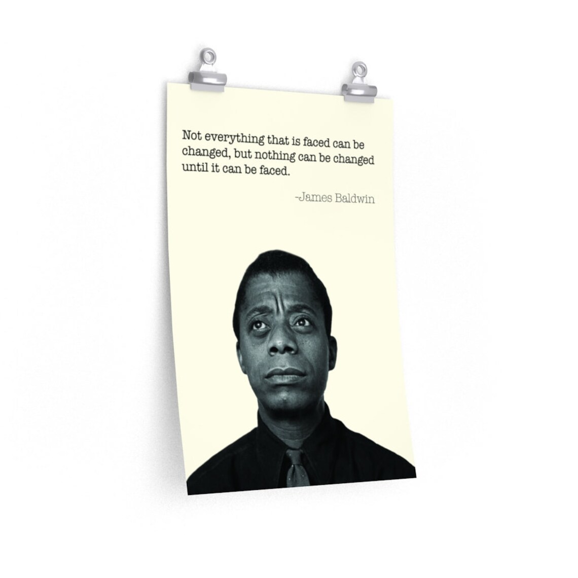 James Baldwin Quote Printed Poster - Etsy