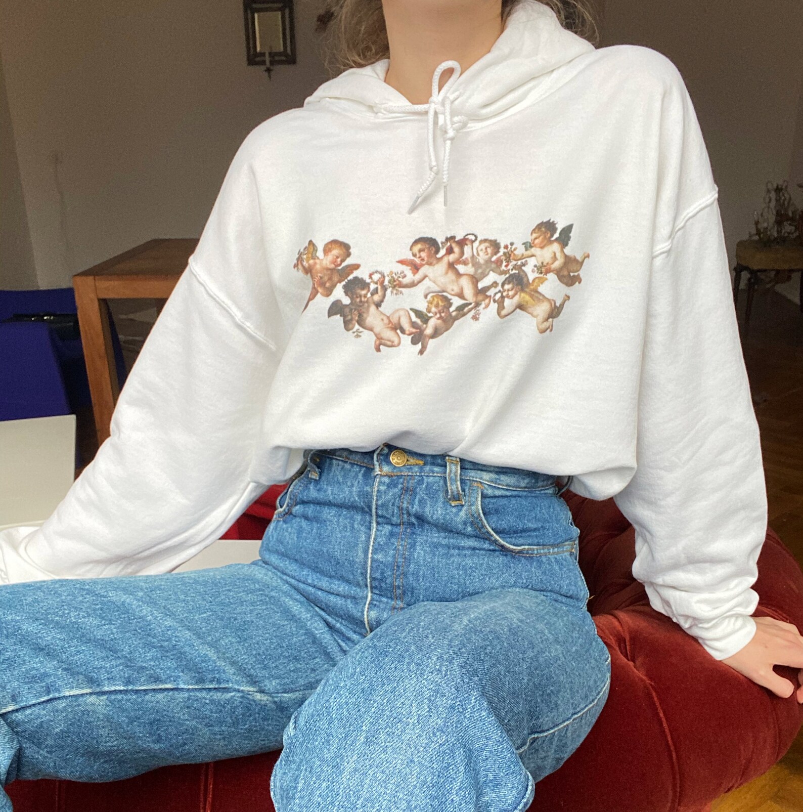 Angel Hoodie Soft Aesthetic Clothing - Etsy