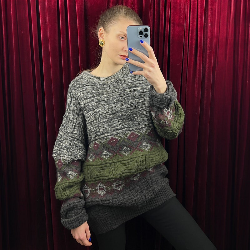Grunge Sweater - Etsy