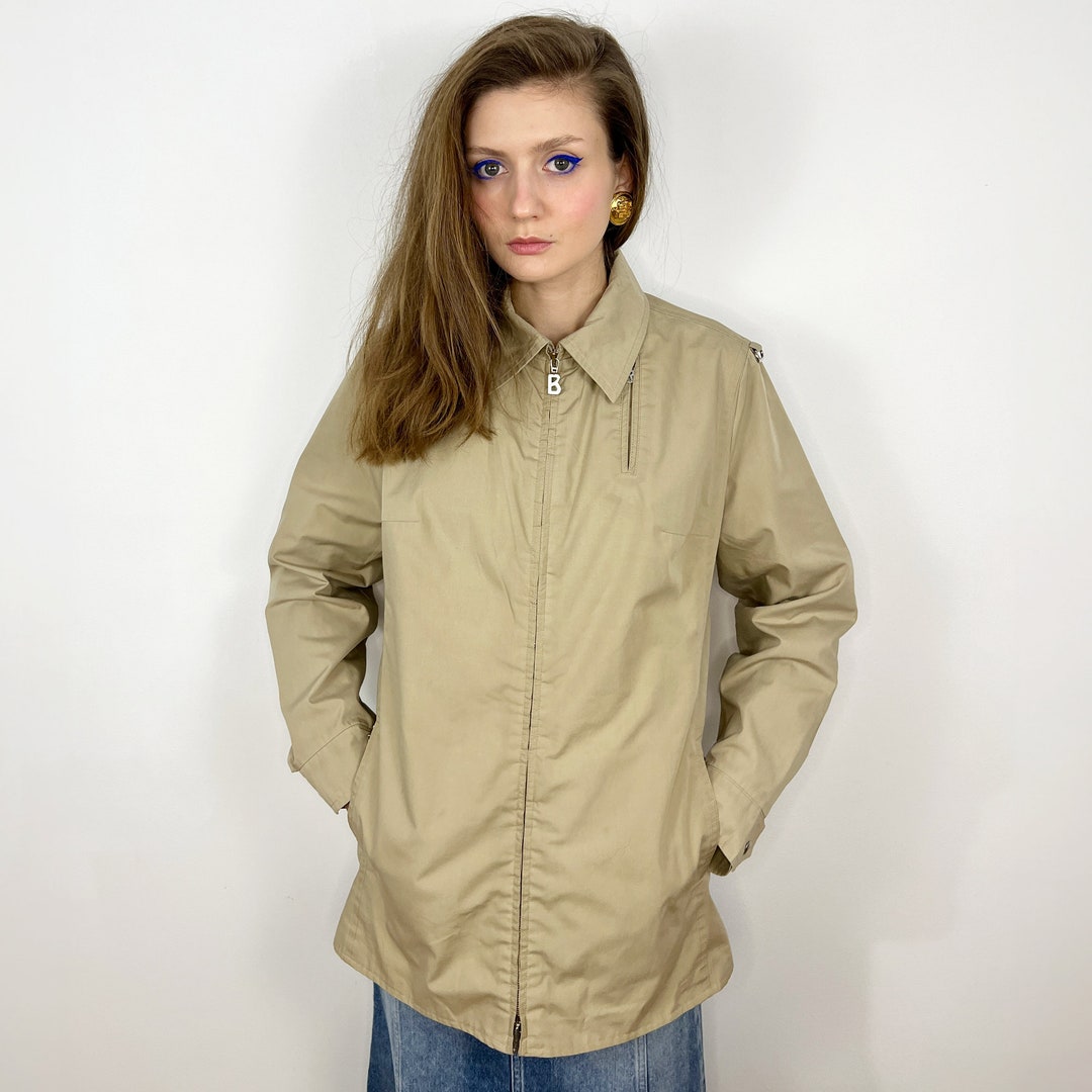 Vintage BOGNER Jacket, Vintage Parka, Beige Spring Coat - Etsy
