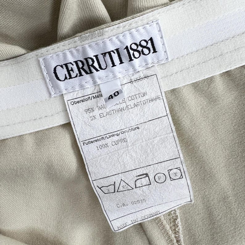 Vintage Cerruti 1881 Jodhpurs, Cream White Equestrian Trousers, Horse ...