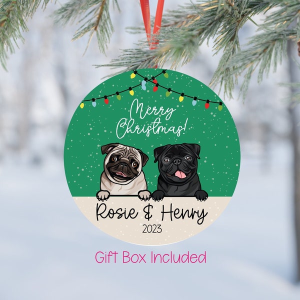 Pug Christmas - Etsy