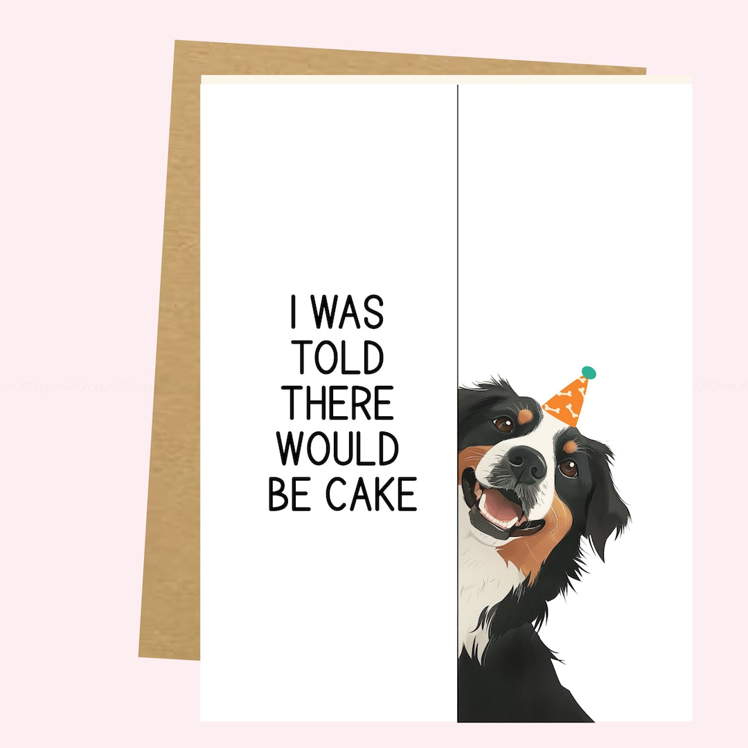 Black Tri Aussie Birthday Card - Etsy