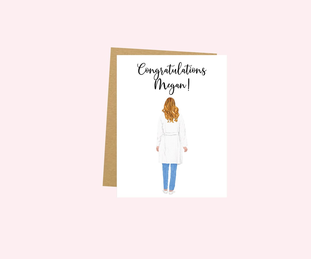 Doctor Graduation Card Personalized - Etsy