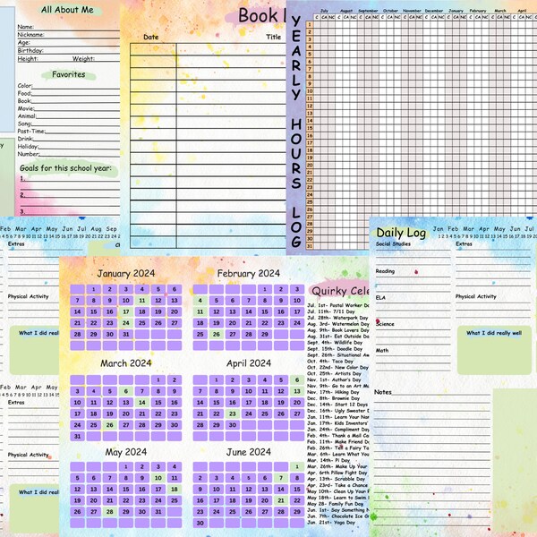 Homeschool Portfolio - Etsy