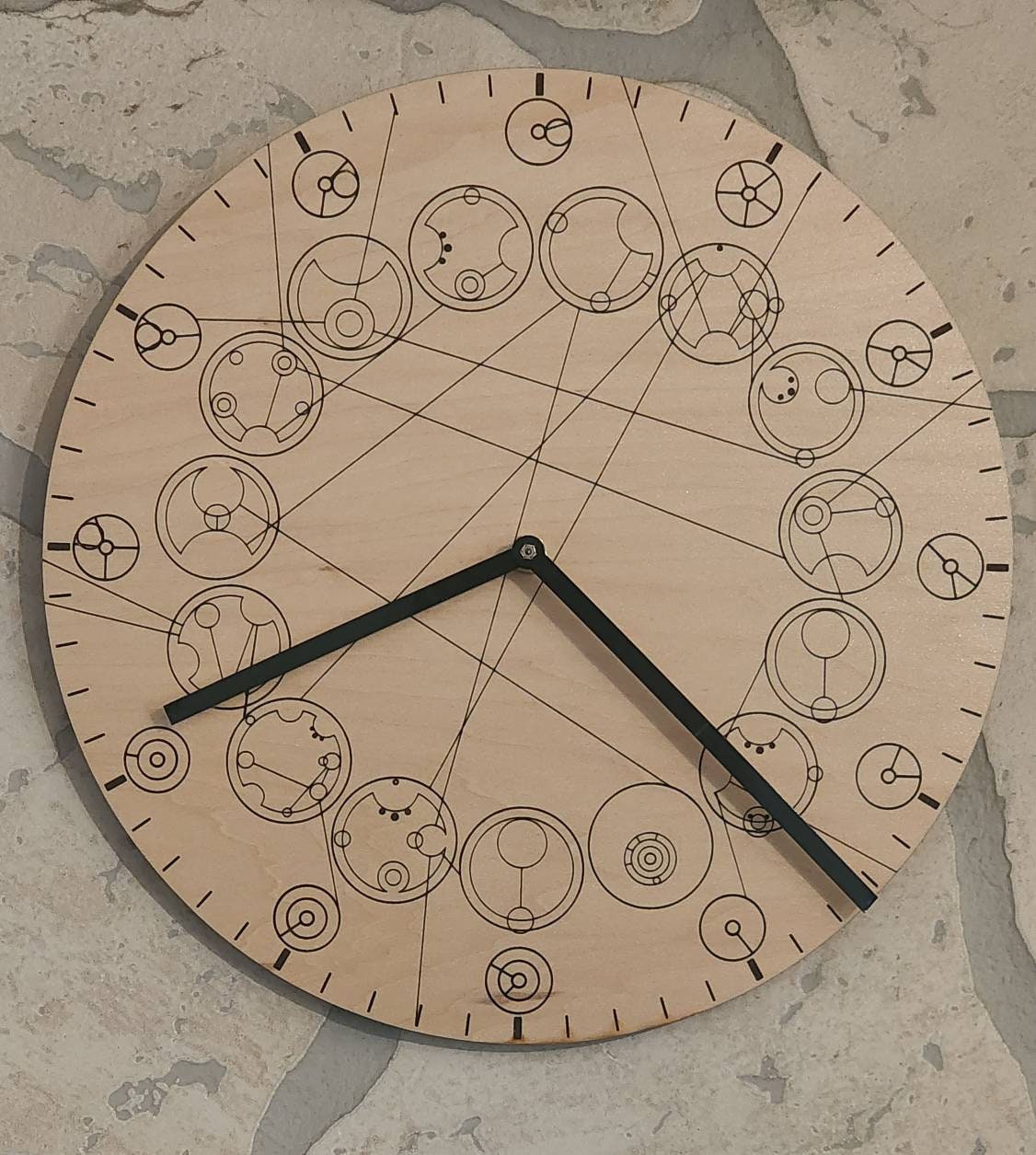 Custom Doctor Who Gallifreyan Clock - Etsy