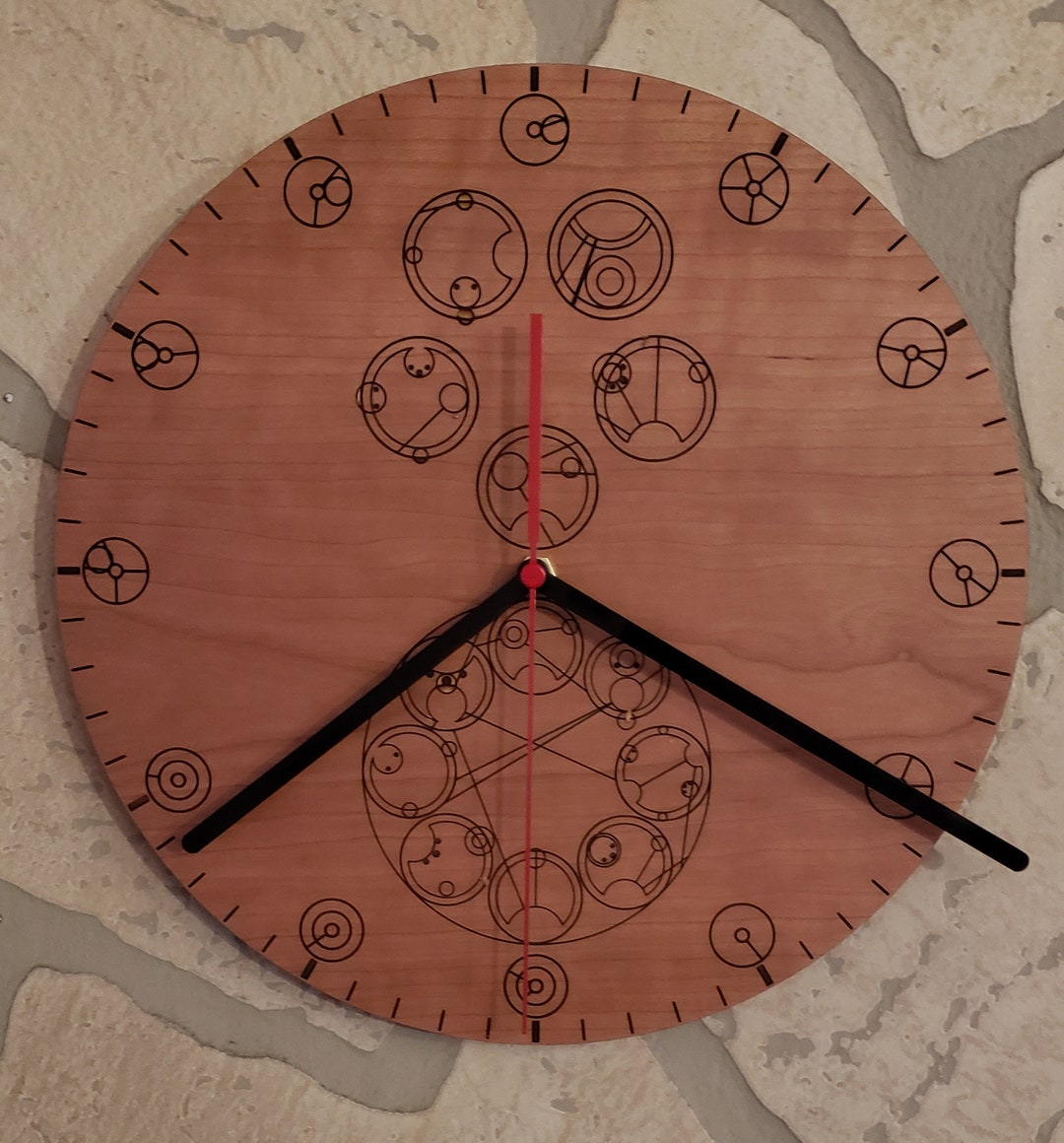 Custom Doctor Who Gallifreyan Clock - Etsy