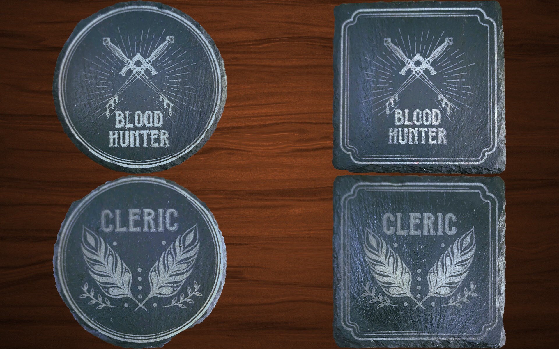 Dungeons and Dragons D&D DND Slate Coasters - Etsy