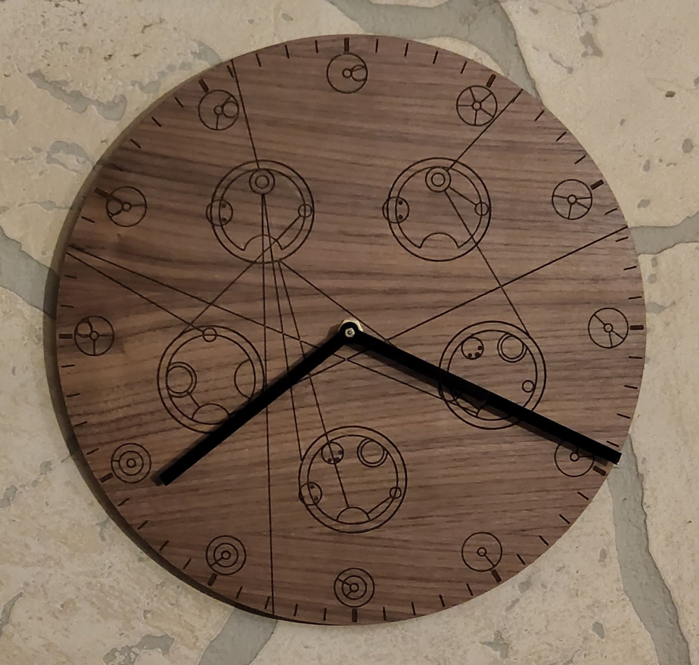 Custom Doctor Who Gallifreyan Clock - Etsy