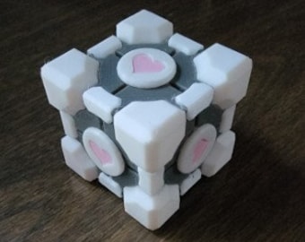 Portal Weighted Companion Cube Aperture Science, Inc 3D Print - Etsy