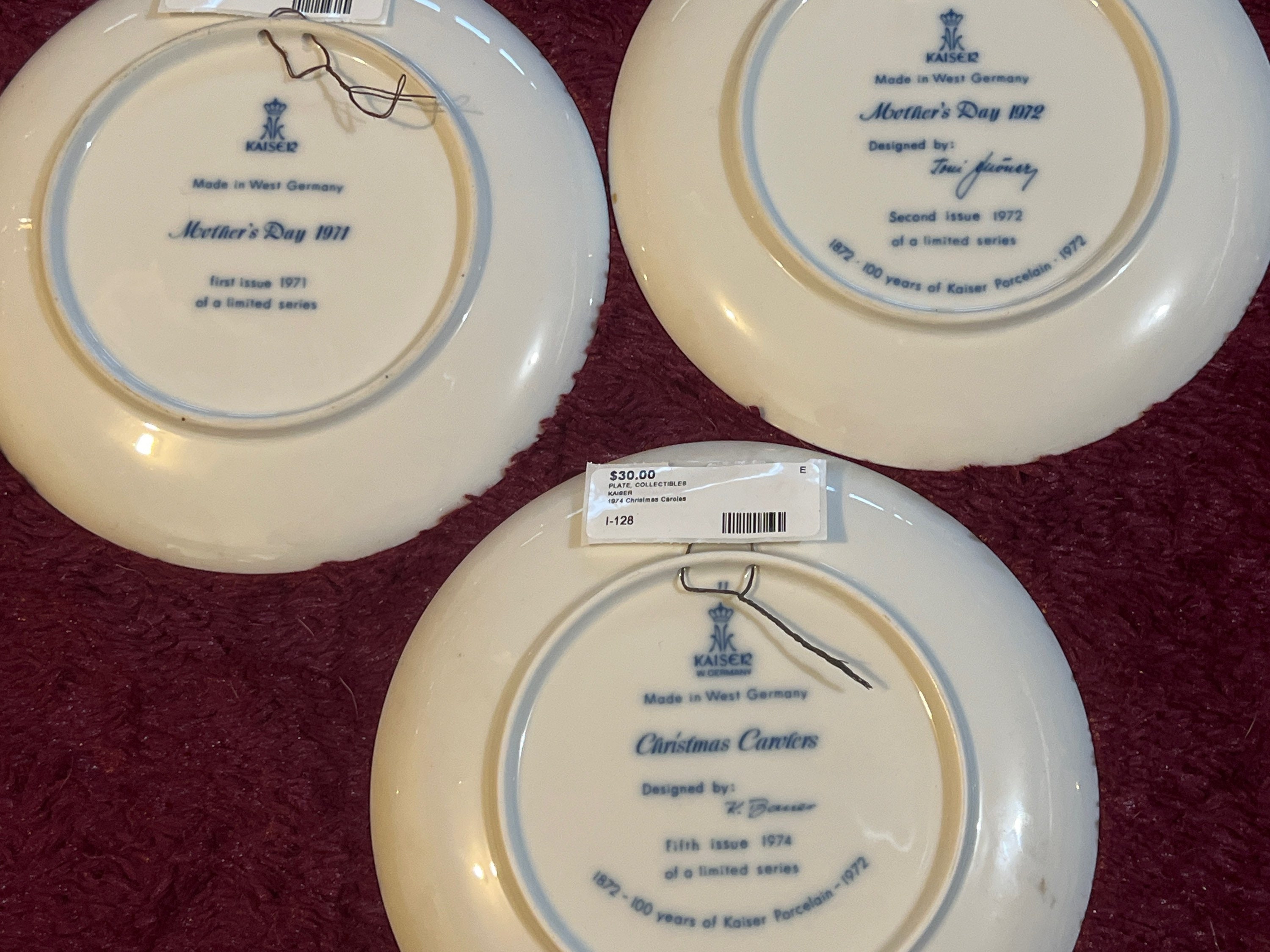 Kaiser Porcelain Plate Mothers Day/christmas - Etsy